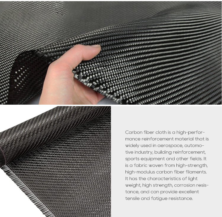 Factory Direct Sale For Auto Parts Carbon Fiber Cloth 240g